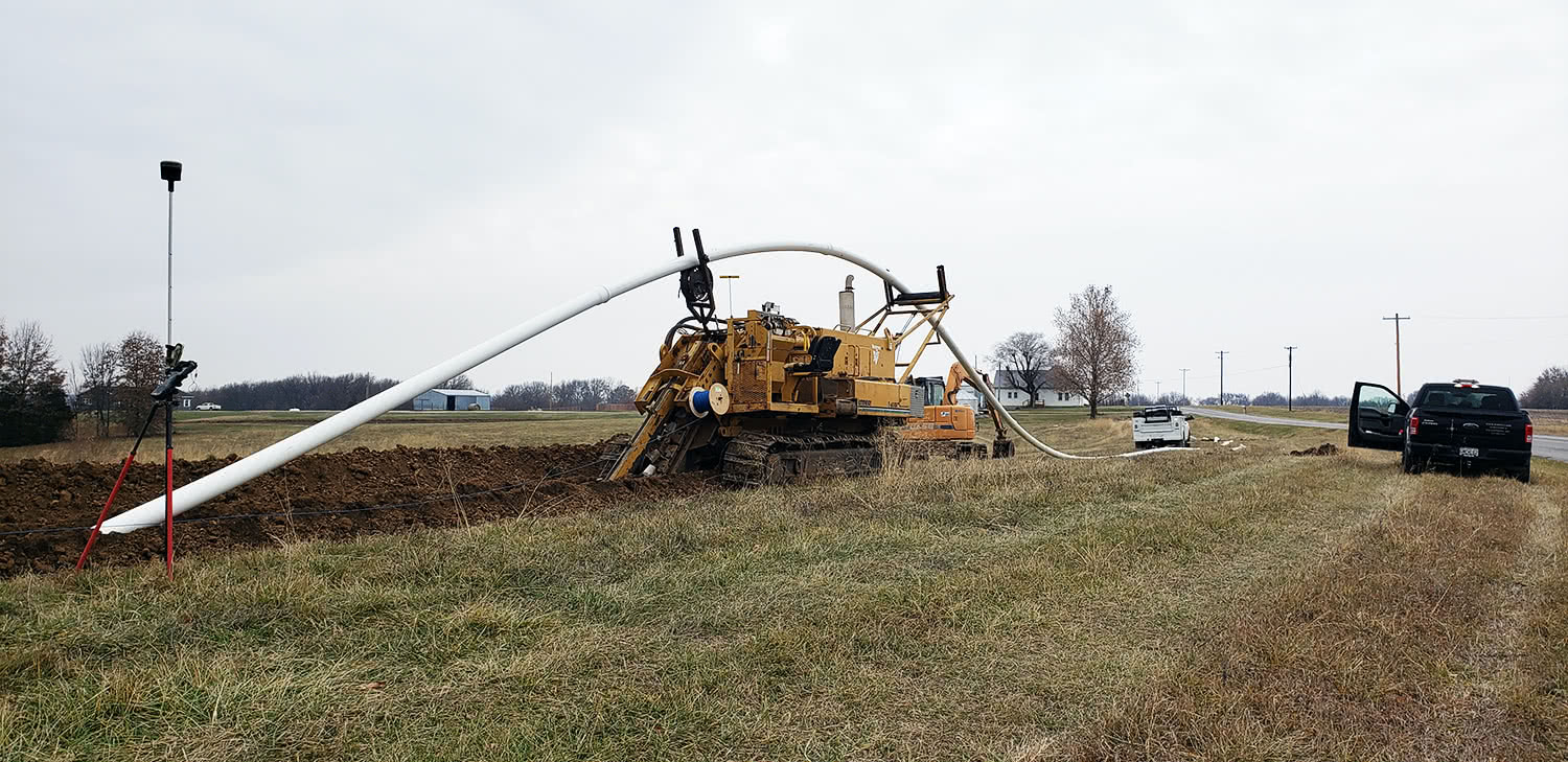 Pipe-Trenching | Four Points Land Surveying & Engineering Pipe-Trenching | Four Points Land Surveying & Engineering